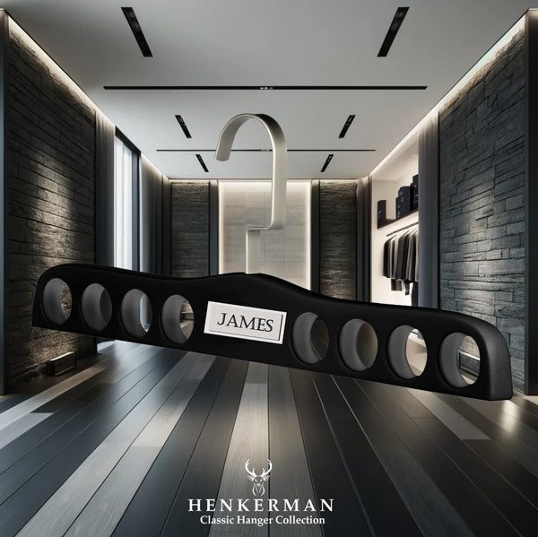 HENKERMAN® PERSONALISED HANGERS | LUXURY QUALITY CLOTHES HANGER DESIGN