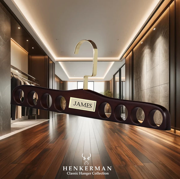 HENKERMAN® PERSONALISED HANGERS | LUXURY QUALITY CLOTHES HANGER DESIGN