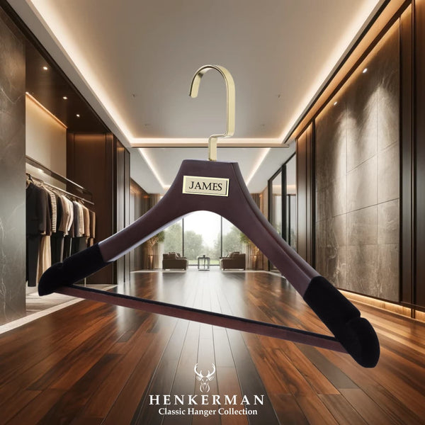 HENKERMAN® PERSONALISED HANGERS | LUXURY QUALITY CLOTHES HANGER DESIGN