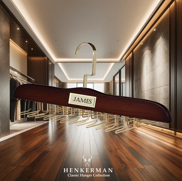 HENKERMAN® PERSONALISED HANGERS | LUXURY QUALITY CLOTHES HANGER DESIGN
