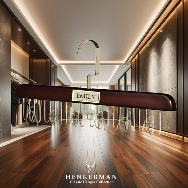 HENKERMAN® PERSONALISED HANGERS | LUXURY QUALITY CLOTHES HANGER DESIGN