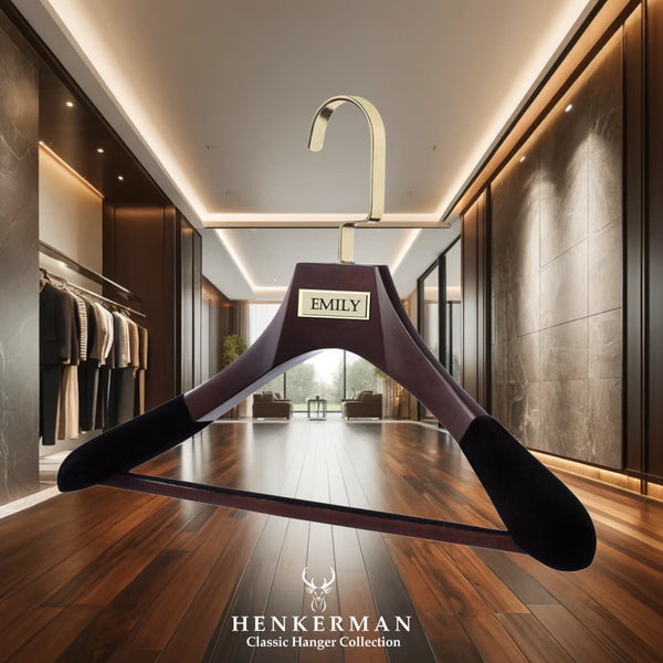 HENKERMAN® PERSONALISED HANGERS | LUXURY QUALITY CLOTHES HANGER DESIGN
