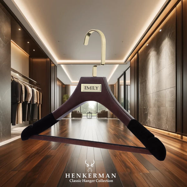 HENKERMAN® PERSONALISED HANGERS | LUXURY QUALITY CLOTHES HANGER DESIGN