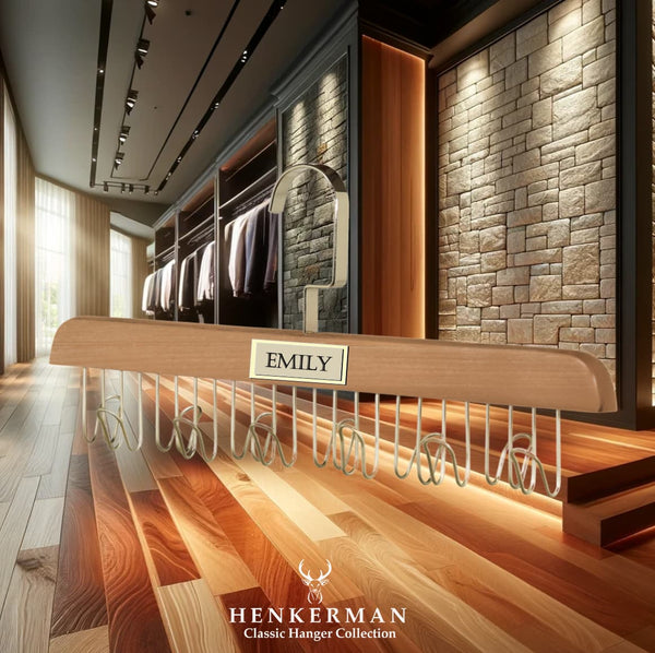 HENKERMAN® PERSONALISED HANGERS | LUXURY QUALITY CLOTHES HANGER DESIGN