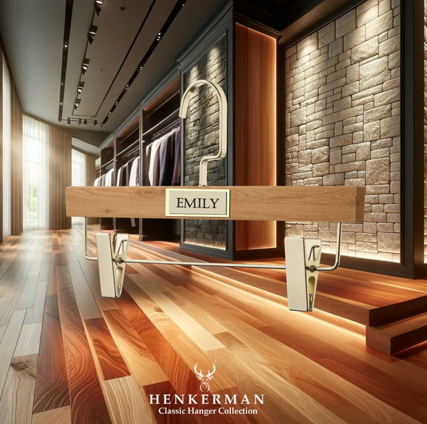 HENKERMAN® PERSONALISED HANGERS | LUXURY QUALITY CLOTHES HANGER DESIGN