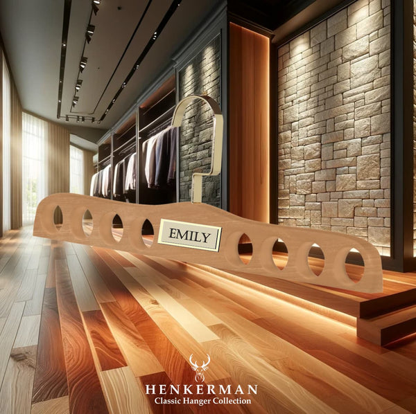HENKERMAN® PERSONALISED HANGERS | LUXURY QUALITY CLOTHES HANGER DESIGN