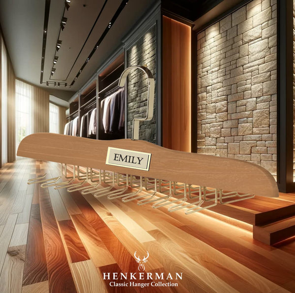 HENKERMAN® PERSONALISED HANGERS | LUXURY QUALITY CLOTHES HANGER DESIGN