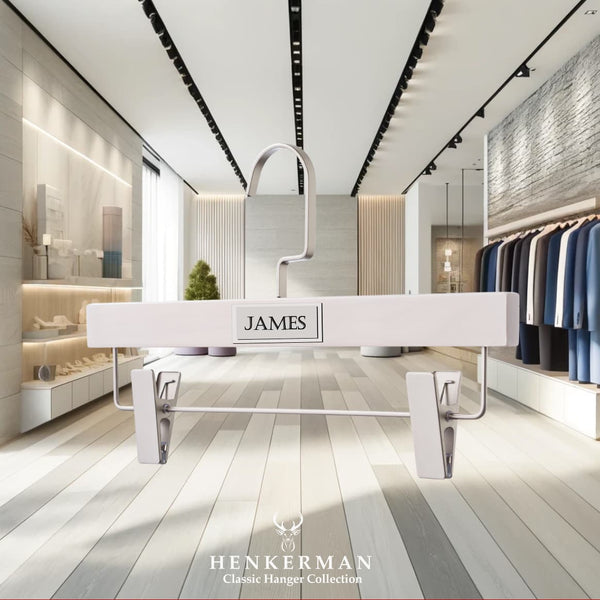 HENKERMAN® PERSONALISED HANGERS | LUXURY QUALITY CLOTHES HANGER DESIGN