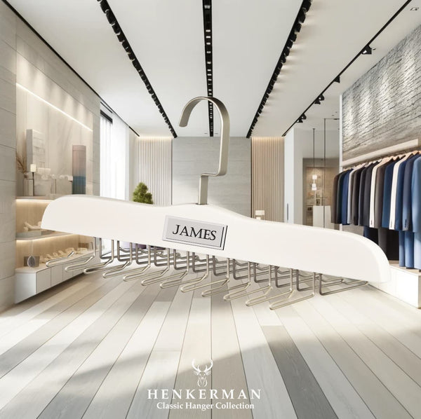 HENKERMAN® PERSONALISED HANGERS | LUXURY QUALITY CLOTHES HANGER DESIGN