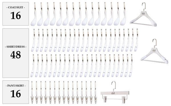 Washed White Wardrobe Hanger Packages: Buy High Quality Clothes Hangers ...