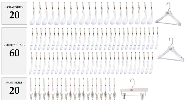 Washed White Wardrobe Hanger Packages: Buy High Quality Clothes Hangers ...