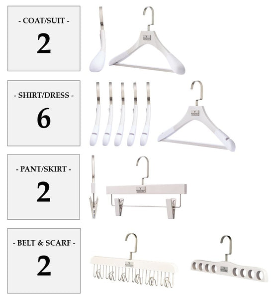 Washed White Wardrobe Hanger Packages: Buy High Quality Clothes Hangers ...